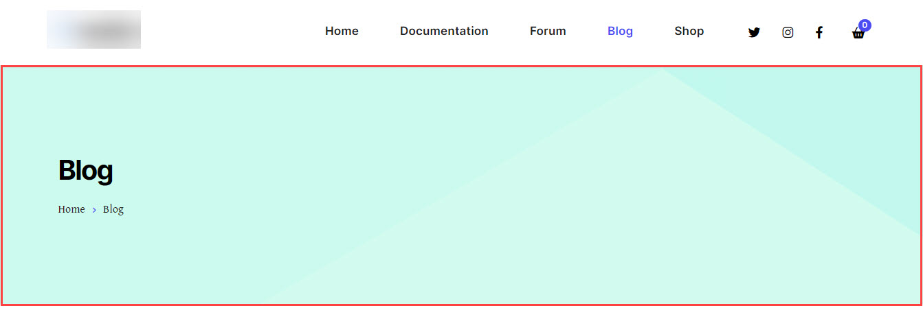 Header & page title bar – SmartWpThemes